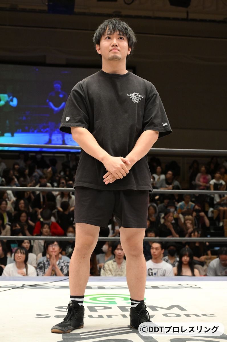 DDTプロレス 葛西陽向、デビュー戦でHARASHIMAと激突！